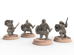 Dwarves - Kalak Swordmen, The Dwarfs of The Mountains, for Lotr, Khurz