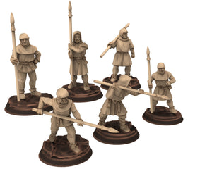 Medieval - Peasant Levy Army bundle, 9th 10th 11th 12th 13th century G