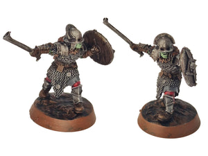 Orc horde - Orc Taskmaster, Orc warriors warband, Middle rings miniatu