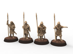 Medieval - Lords retinue, 11th century, Medieval soldiers, 28mm Histor