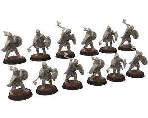 Wildmen - Wildmen heavy Axemen with shield, Dun warriors warband, Midd