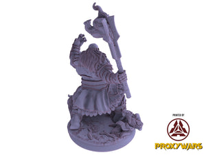 Rage Unbound - Enemy - Fire Giant 75mm, The Nightfall Cult, Ennemy, Fl