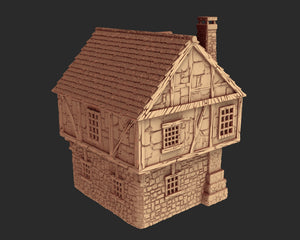 Middle Ages houses - x3 Buildings