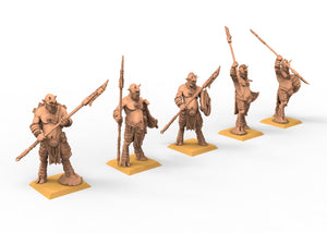 Beastmen - Beastmen warriors of Chaos - Raven Twin Miniature