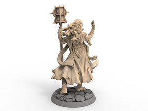 Humans - Heian, Elf Chronomancer Sorcerer/Wizard, for Wargames, Pathfi